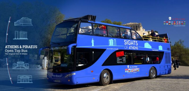 Athens: Blue Hop-On Hop-Off Bus and Acropolis Museum Ticket | Power ...