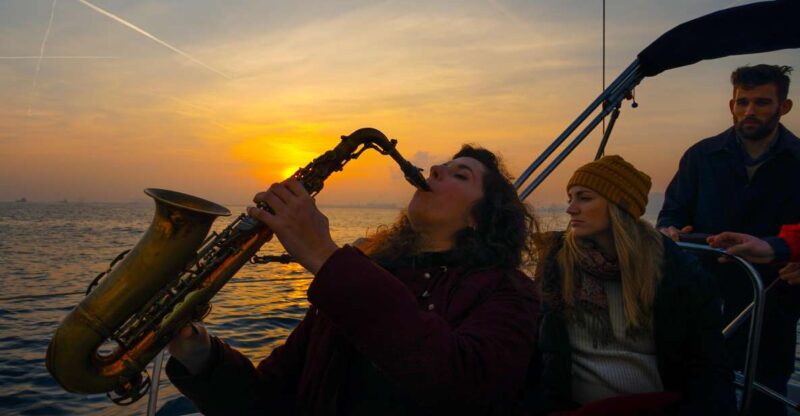 Barcelona: Sunset Live Sax and Sailing Experience | Power Traveller