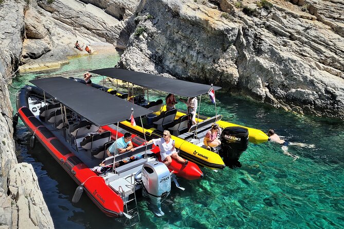 Blue Cave & Hvar, 5 Islands Speedboat With Cozy Seats in Shade | Power ...
