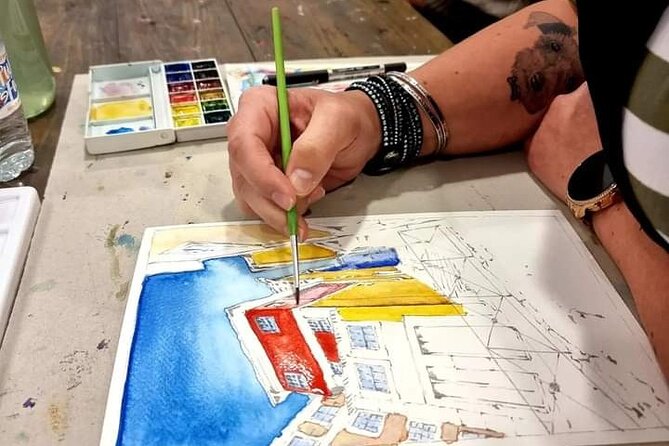 Create Watercolour With Hugo Do Lago in Porto | Power Traveller