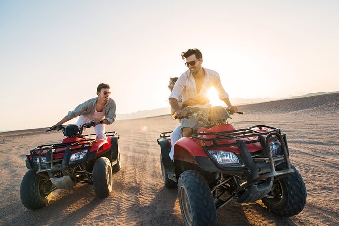 Dubai: Desert Safari, Quad Bike and Sand Boarding With BBQ Dinner | Power Traveller