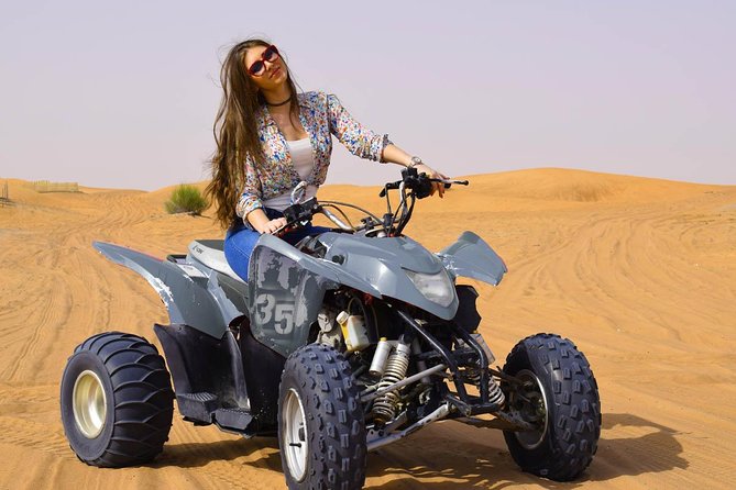 Evening Desert Safari BBQ Dinner With Quad Bike & Sand Boarding | Power Traveller