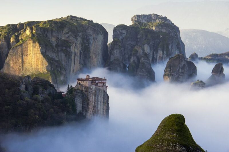 From Pieria Coast: Meteora Day Trip With Monasteries Visit | Power ...