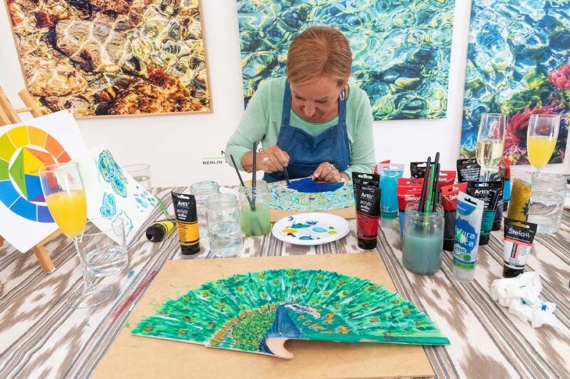 Mallorca/Porto Cristo: Design Your Own Spanish Hand Fan | Power Traveller