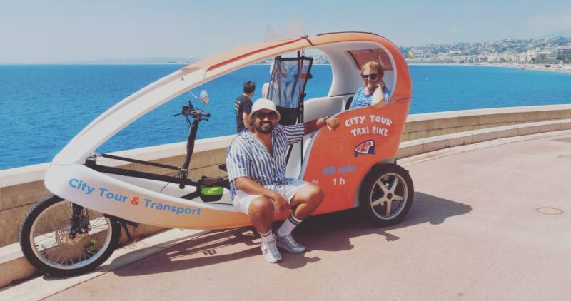 Nice: Guided Tour in an Electrically Assisted Velotaxi. | Power Traveller