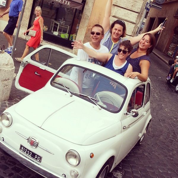 Rome Driving Tour By Vintage Fiat 500 | Power Traveller