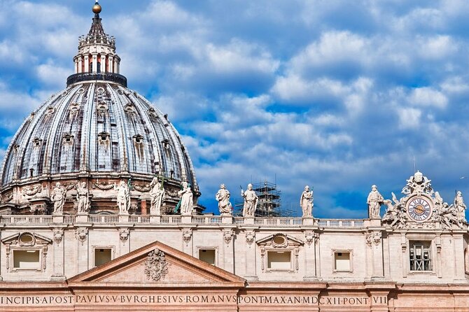 Rome: Guided Tour of St. Peters Dome Climb, Basilica & Vatacombs ...