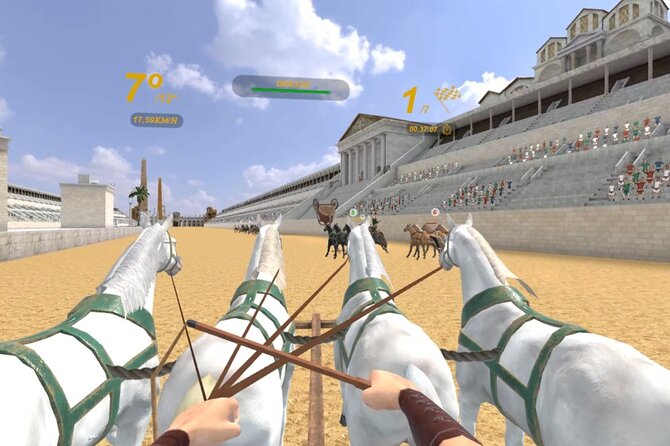 Virtual Reality Race Game at Circus Maximus | Power Traveller